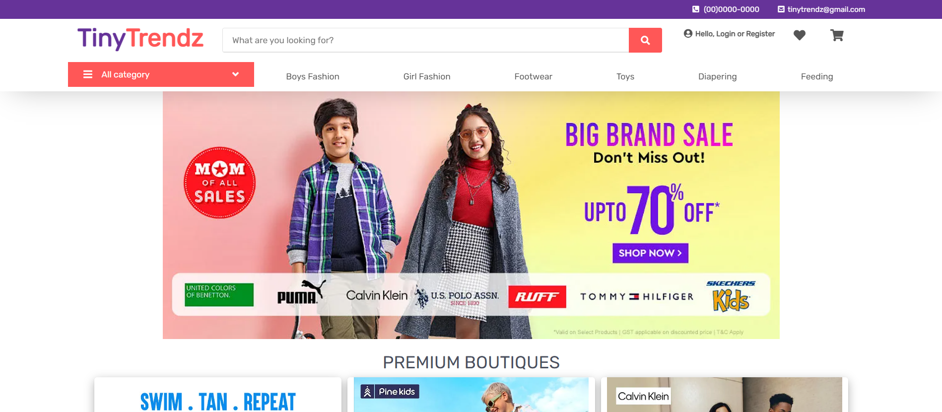 GitHub - omkar231098/Tiny-Trendz: Tiny Trendz is the largest online retailer for baby and kids ...