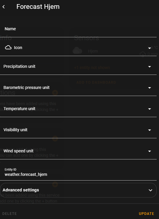 No options for any of the units in weather.forecast_home · Issue #90714 · home-assistant/core ...