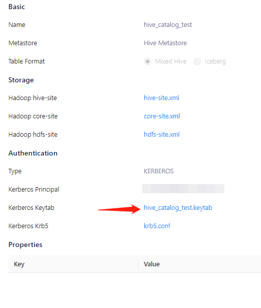 [Bug]: The keytab file downloaded from the Catalog management dashboard is incorrect · Issue ...