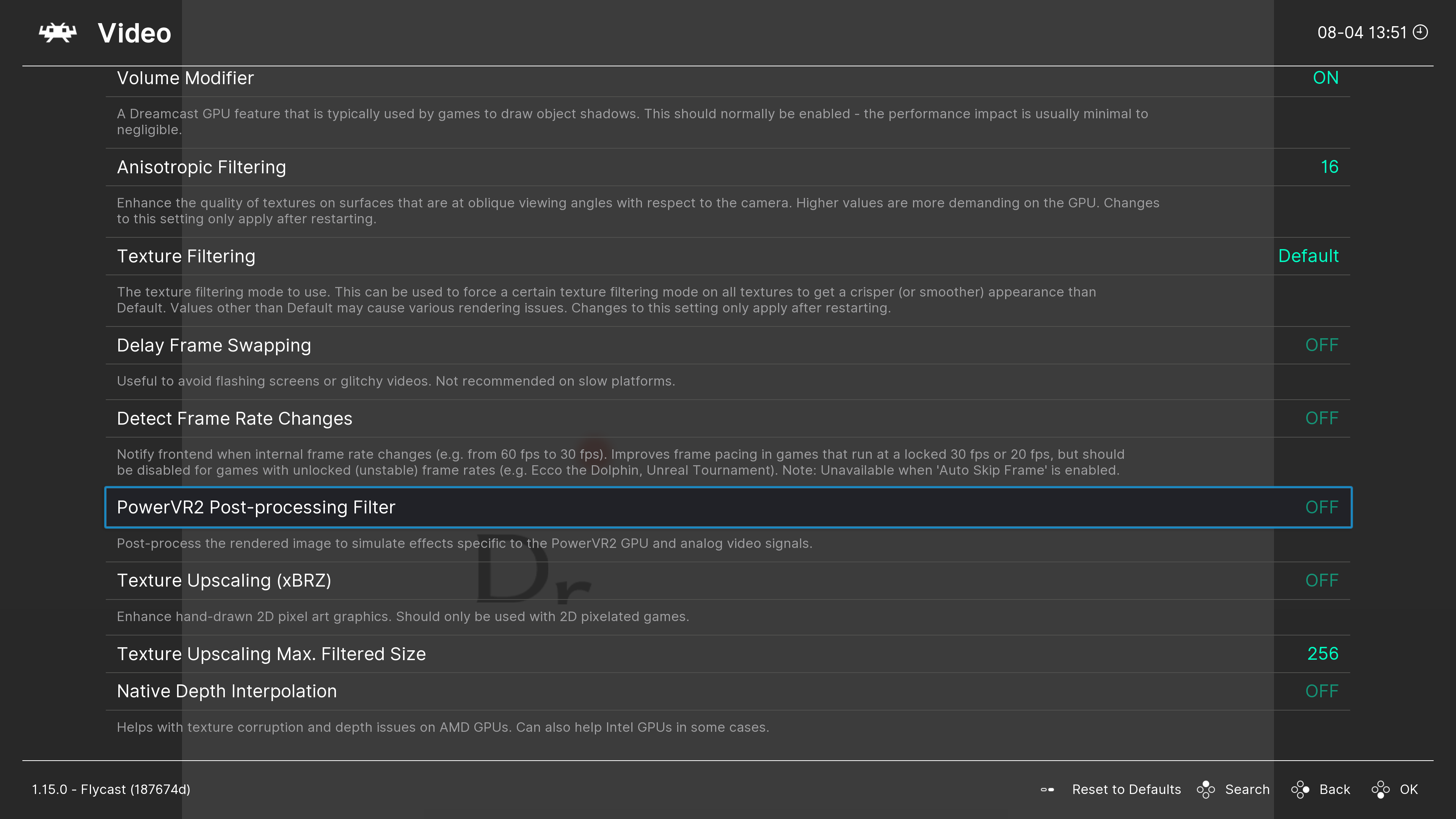 The Graphics In The Retroarch Flycast Core Are Far Blurrier Than The