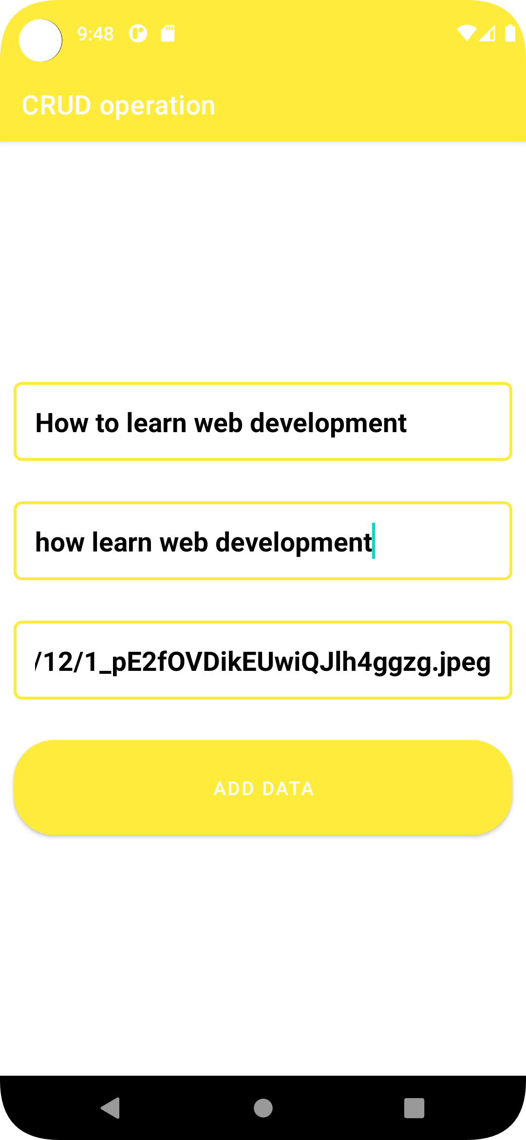 GitHub - androidtut/CRUDoperation