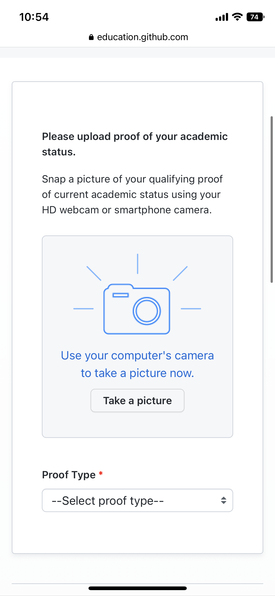 Unable to upload an image while applying to GitHub Global Campus · community · Discussion #37964 ...