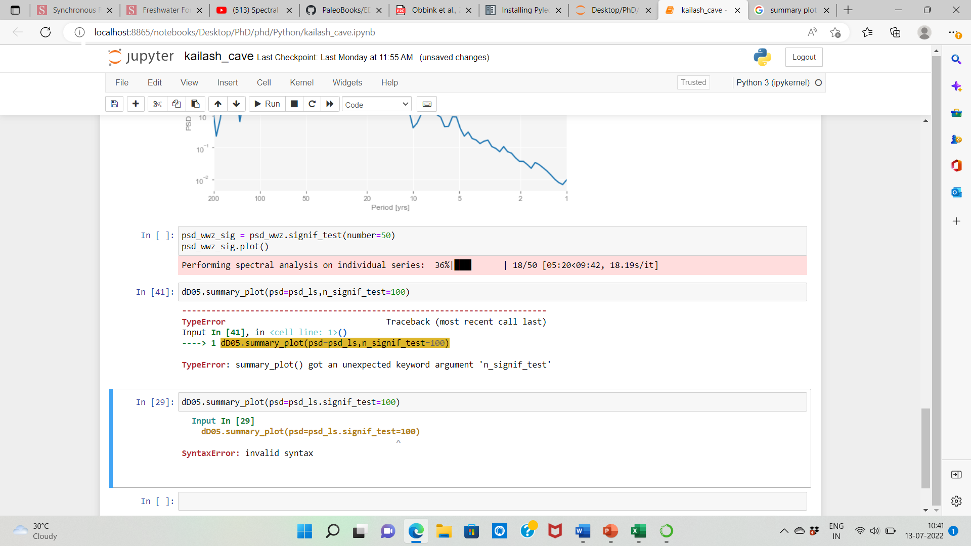 Problem in running the Summary plot code · Issue #233 · LinkedEarth/Pyleoclim_util · GitHub