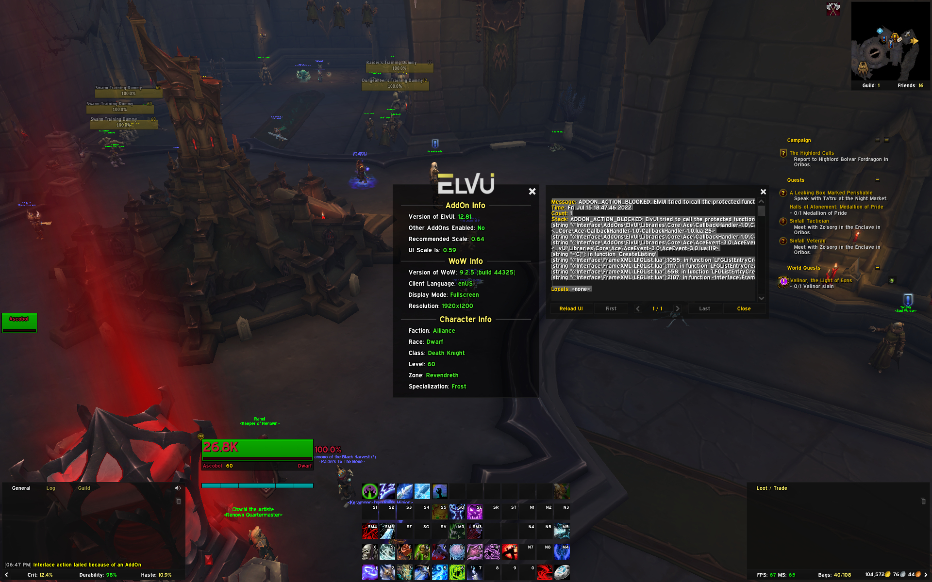 [Retail Bug Report] Error when trying to start groups · Issue #261 · tukui-org/ElvUI · GitHub