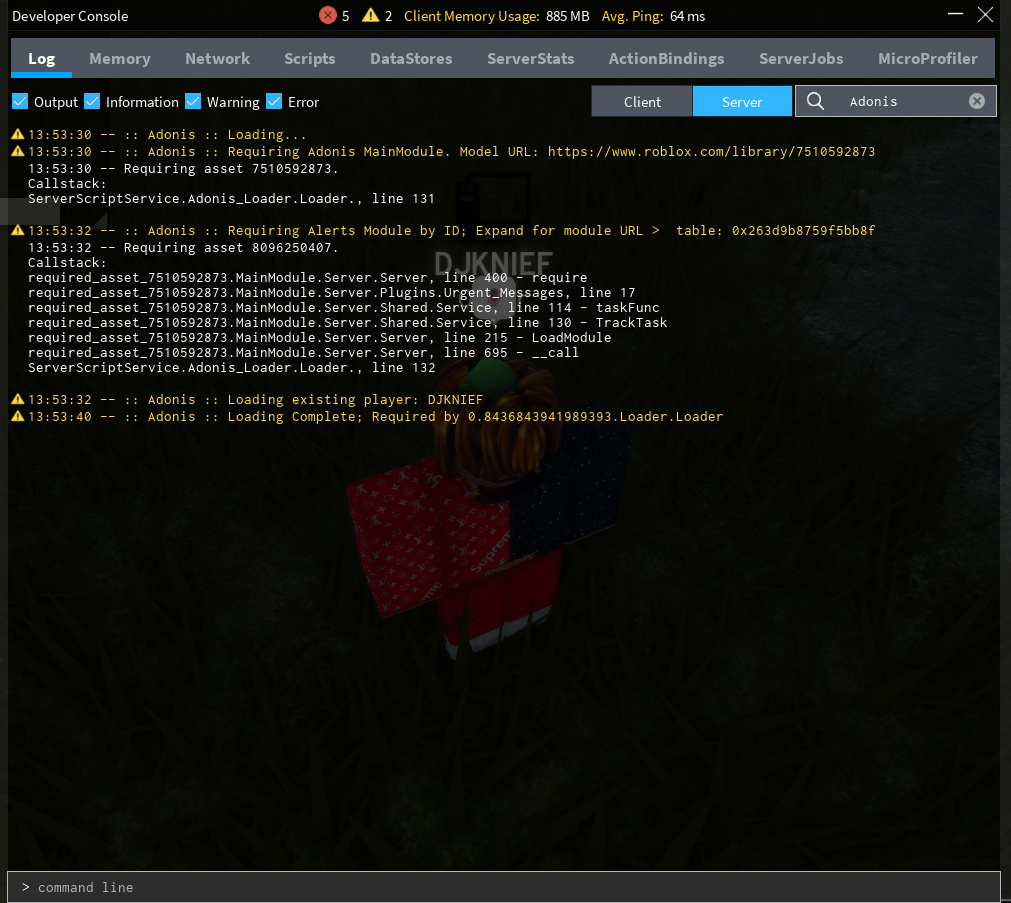 DataStore not saving any data · Issue #855 · Epix-Incorporated/Adonis · GitHub