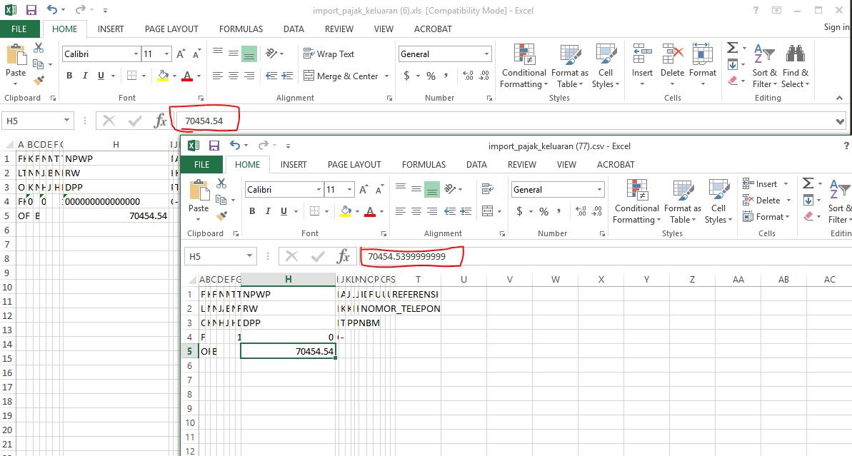 Bug Float Number Error Only On Csv In Xls Works Fine · Issue 1420 · Spartnernllaravel 