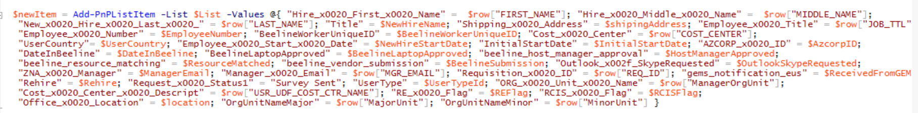 Add-PnPListItem and Set-PnPListItem failing with "property or field 'Id' has not been ...