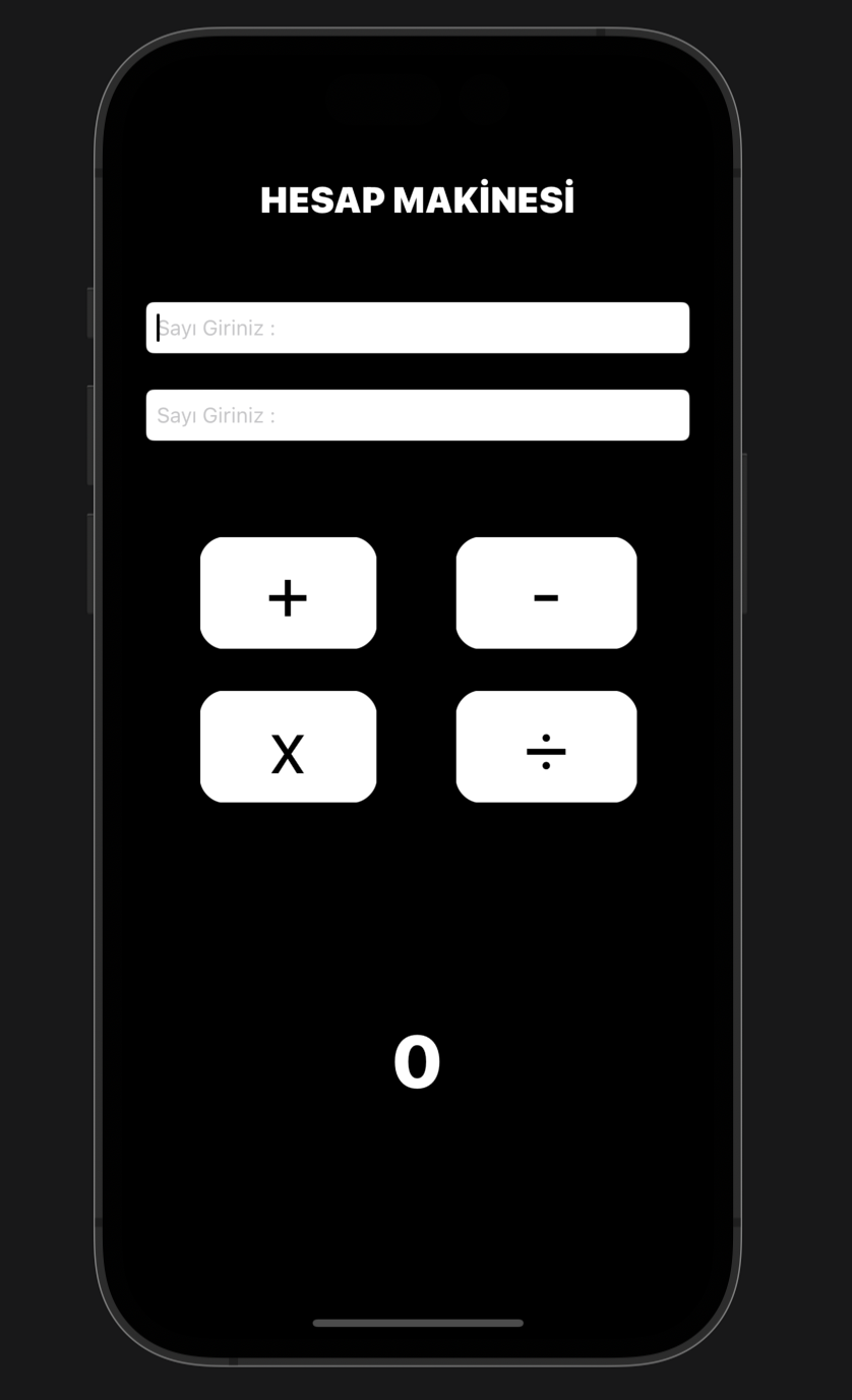 GitHub - atalaycavusoglu/4islemHesapMakinesi