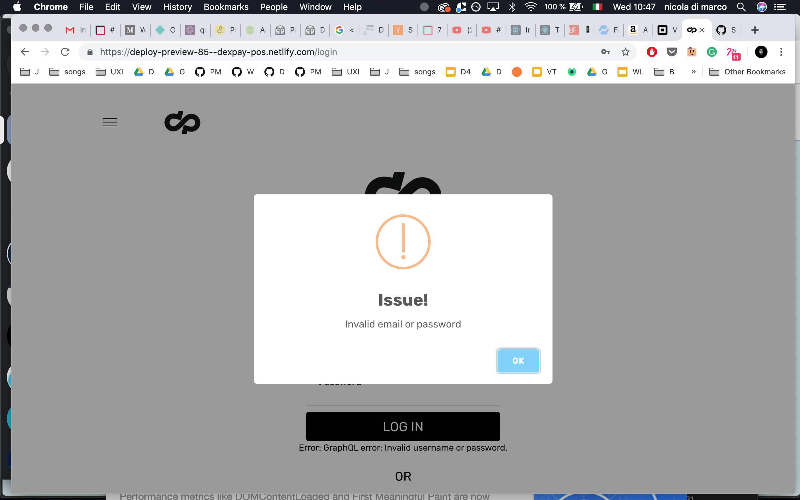 Login Issues · Issue #96 · dexlab-io/dexpay-pos · GitHub
