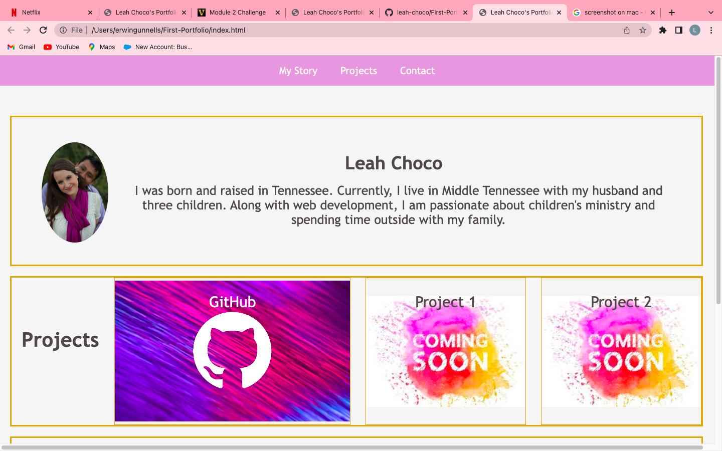 GitHub - leah-choco/First-Portfolio