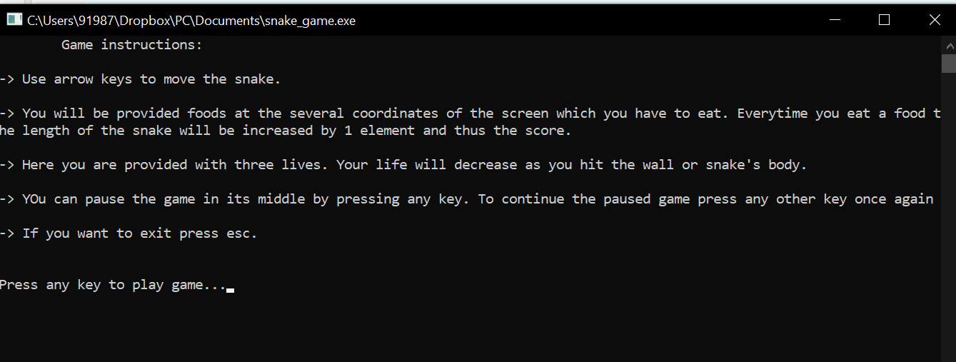 GitHub - Kriti-be21/Snake-Game