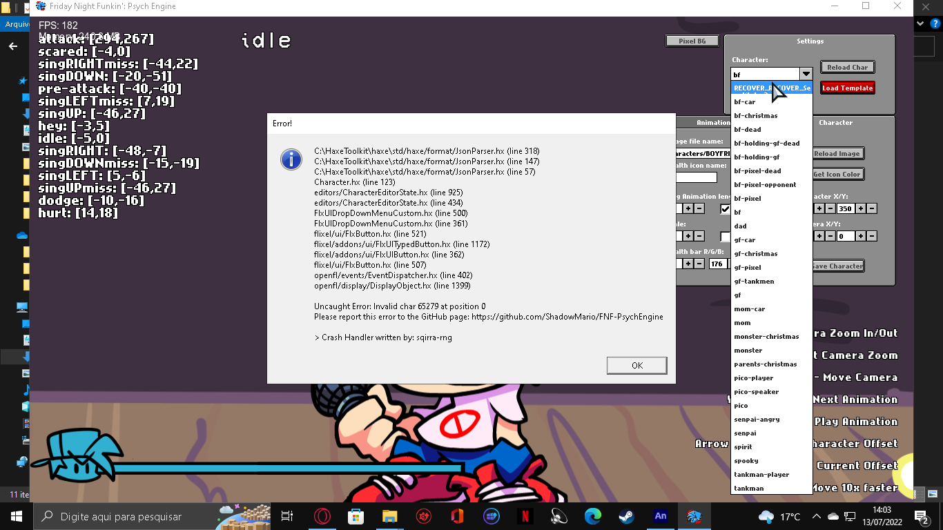 Invalid Char 65279 at position 0 · Issue #9668 · ShadowMario/FNF ...