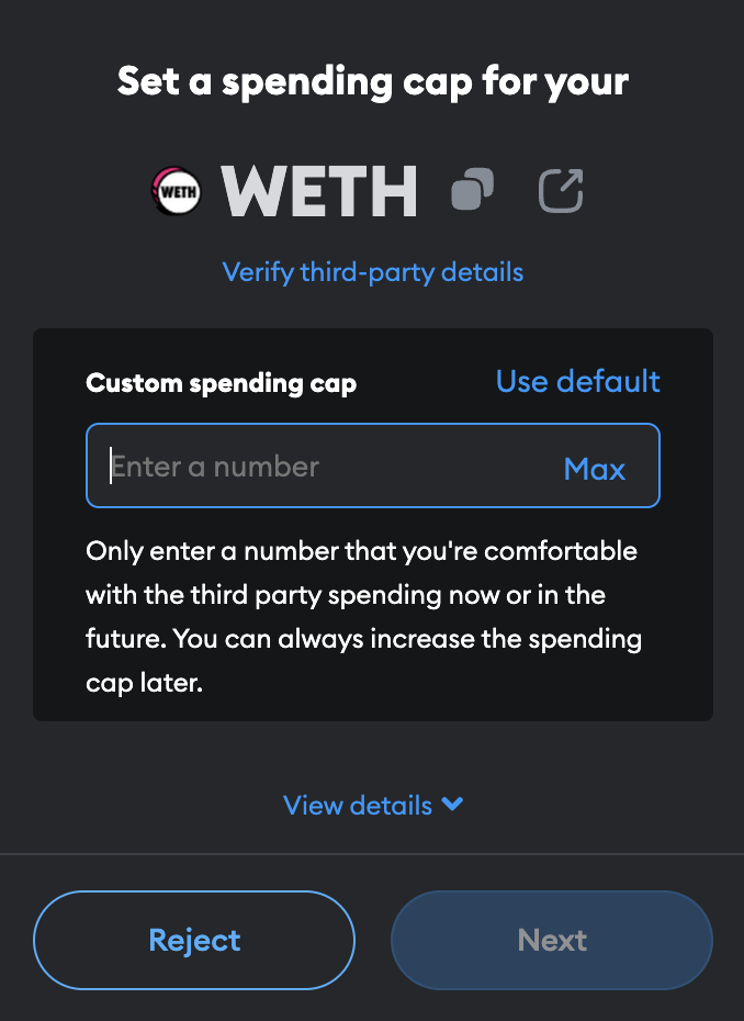 [v0.32.0] loadApprovalStatusForOrder still forcing user to choose custom spending cap · Issue ...
