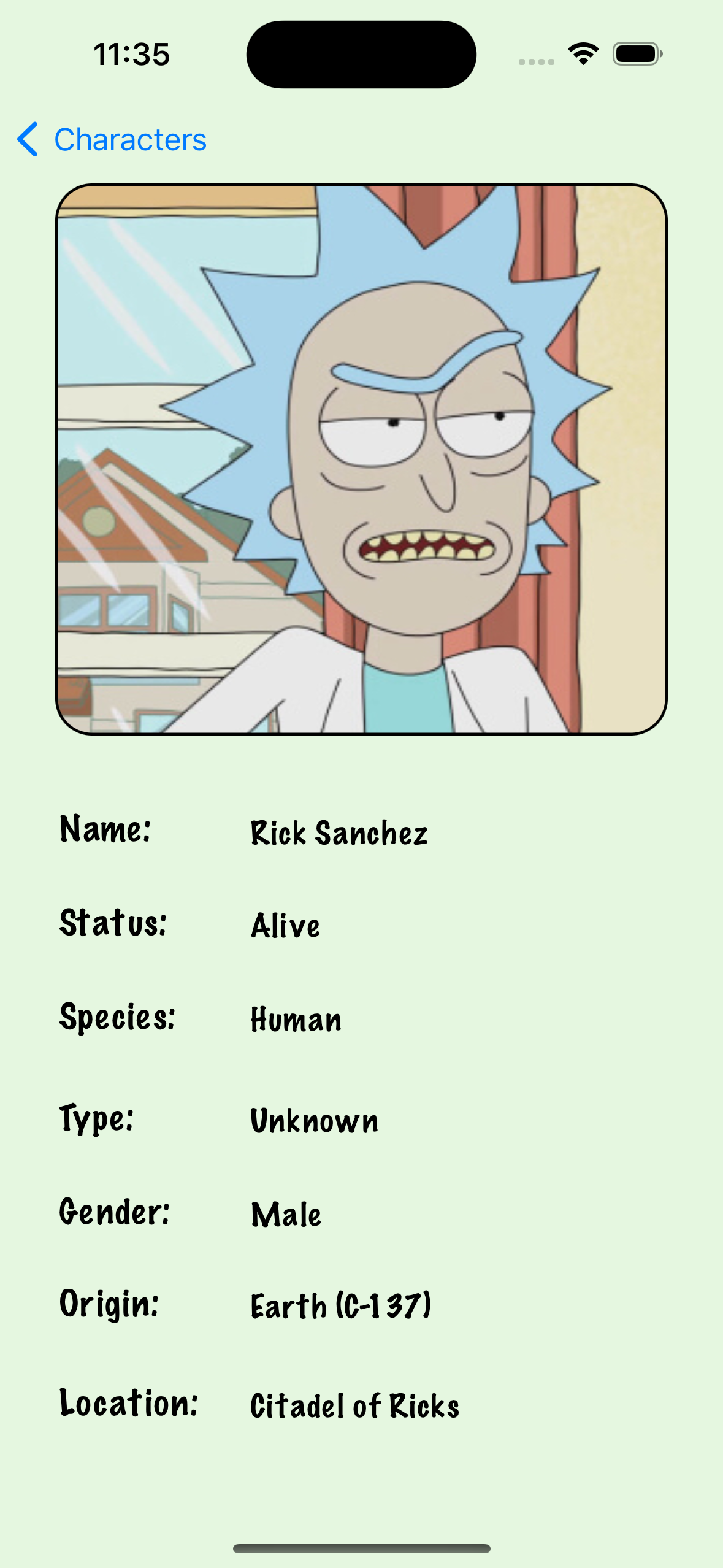 GitHub - EmreUSL/VIPER-RickAndMorty