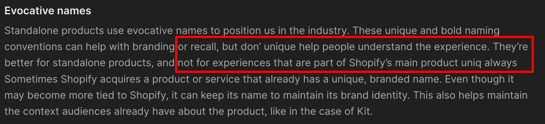Extraneous content/typos in Polaris naming documentation · Issue #6819 · Shopify/polaris · GitHub