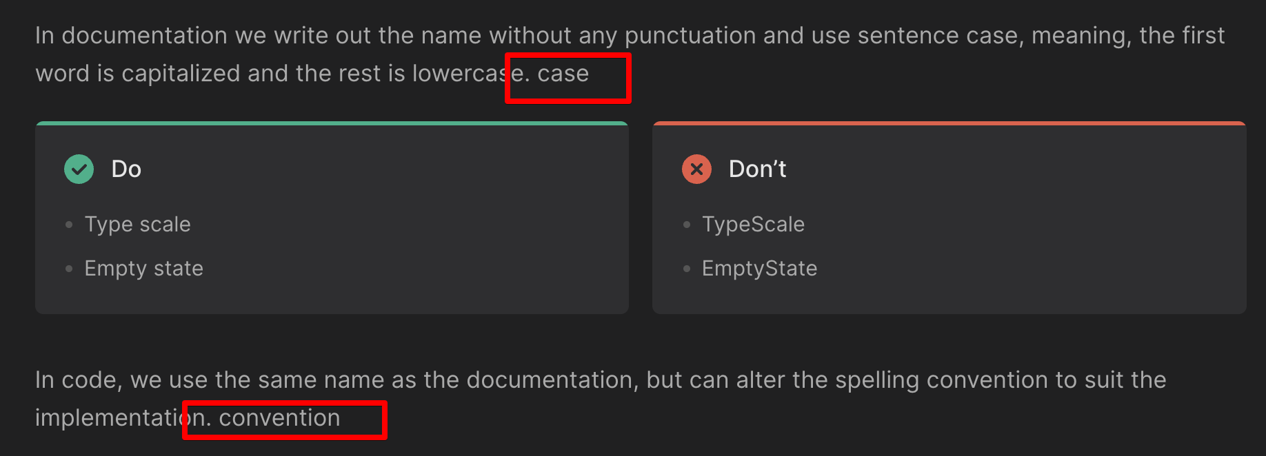 Extraneous content/typos in Polaris naming documentation · Issue #6819 · Shopify/polaris · GitHub