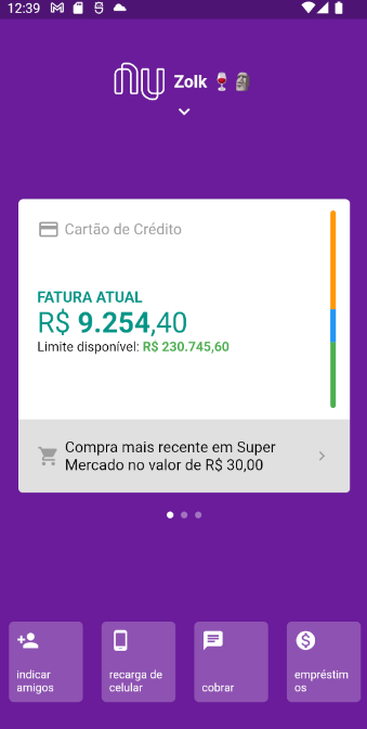 GitHub - GabrielZolk/nubank-flutter: just a clone of the Nubank layout (old app) made with ...