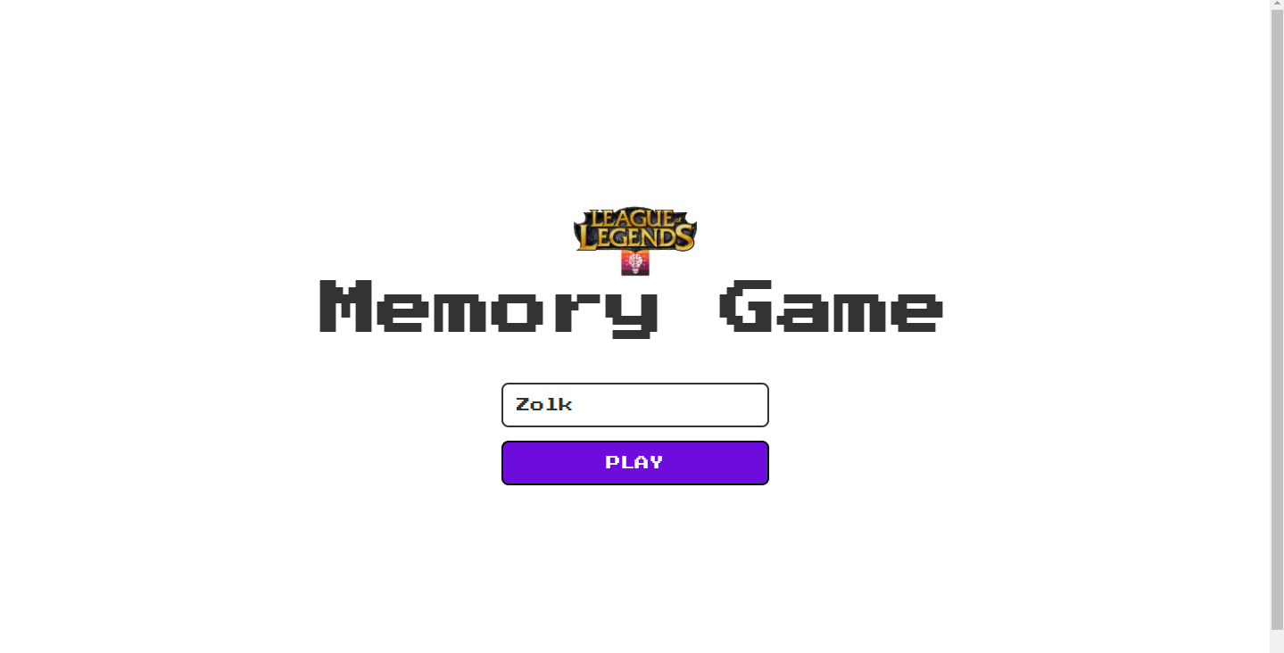 GitHub - GabrielZolk/LoL-Memory-Game: Memory Game - League of Legends