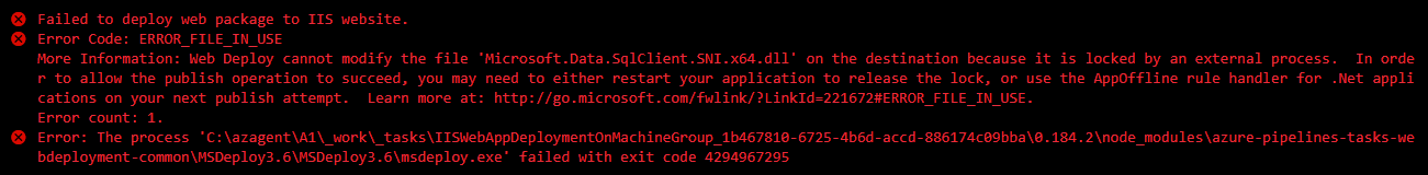 SNI.dll file locked when ASP.NET (Framework 4.8) App is running in IIS · Issue #354 · dotnet ...