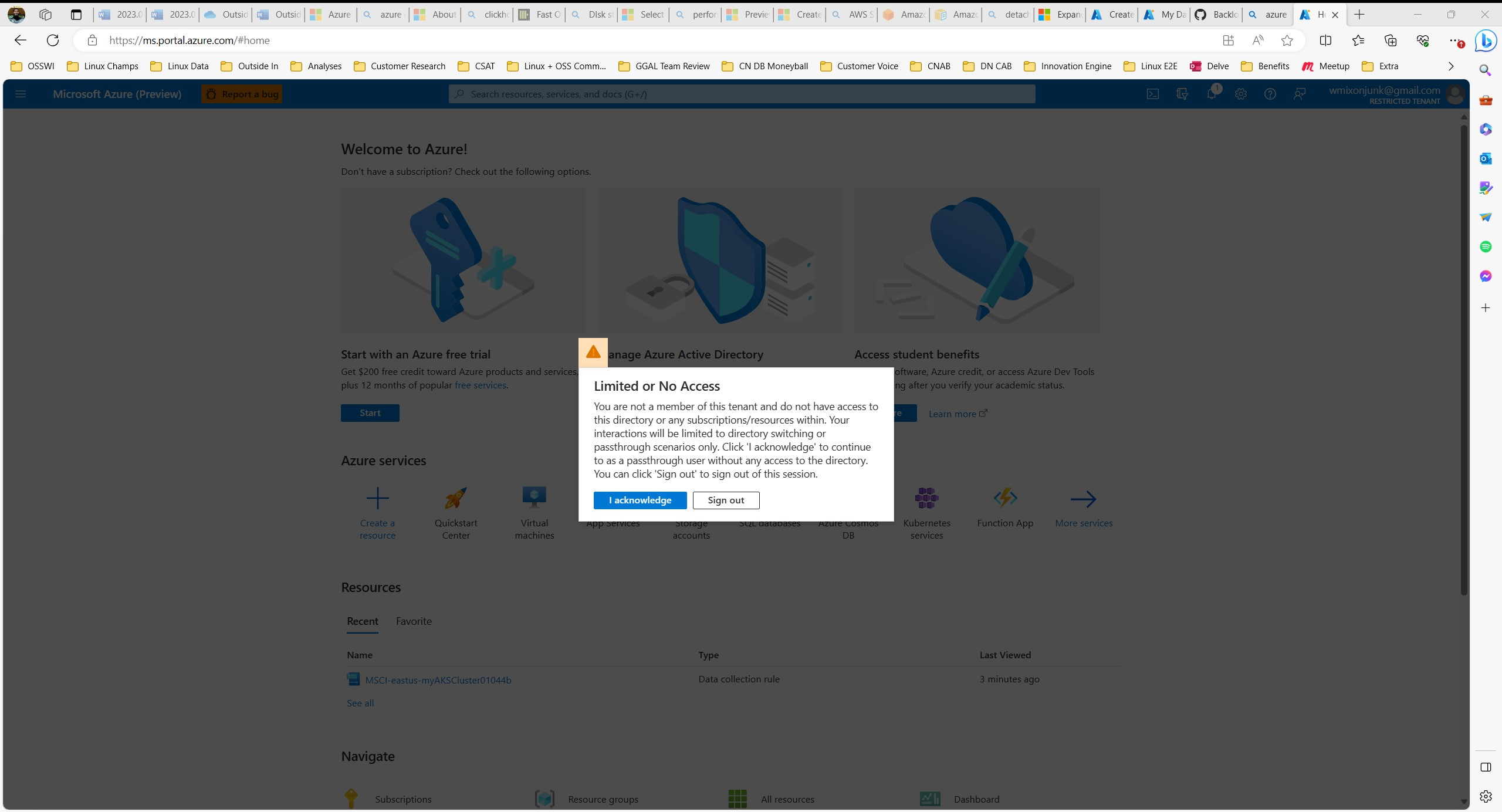 All Links found in Deployment summary to view resources in Portal do not work when clicked ...