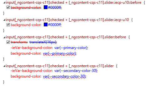 Variables from selector and selector with :before are merged · Issue #133 · jhildenbiddle/css ...