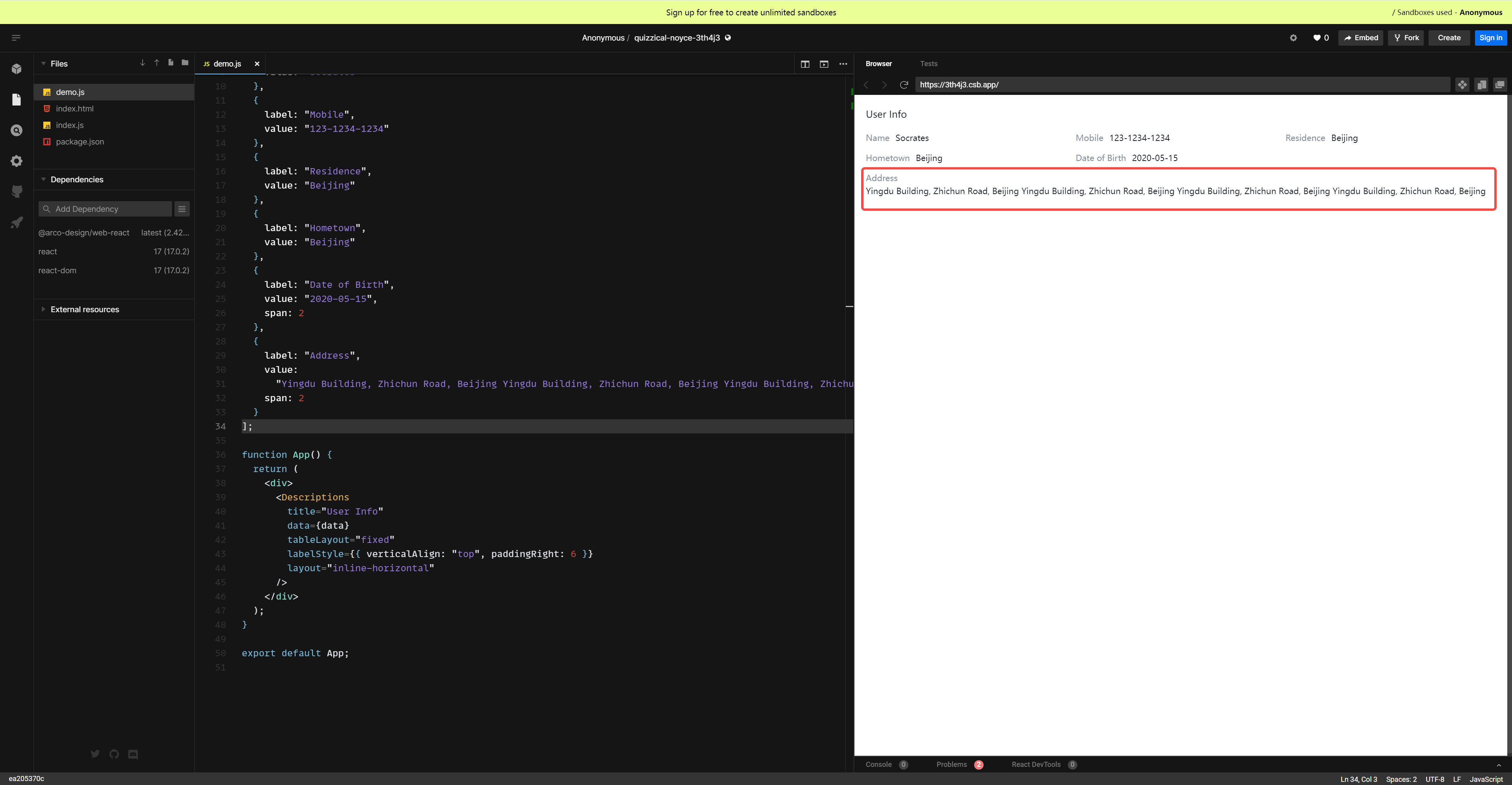 Descriptions 配置属性layout="inline-horizontal"和tableLayout="fixed"后展示错位，是否复合预期？ · Issue #1662 ...