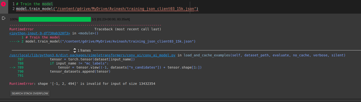 ConvAI training fails abruptly · Issue #990 · ThilinaRajapakse ...