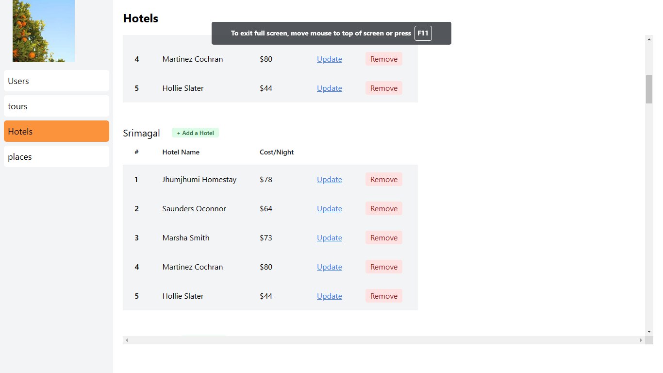 Show logout button and profile photo in Admin Dashboard · Issue #6 · osama2kabdullah/travel-guru ...