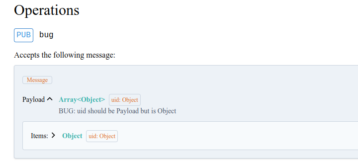 Array of objects has wrong uid in generated HTML · Issue #605 · asyncapi/asyncapi-react · GitHub