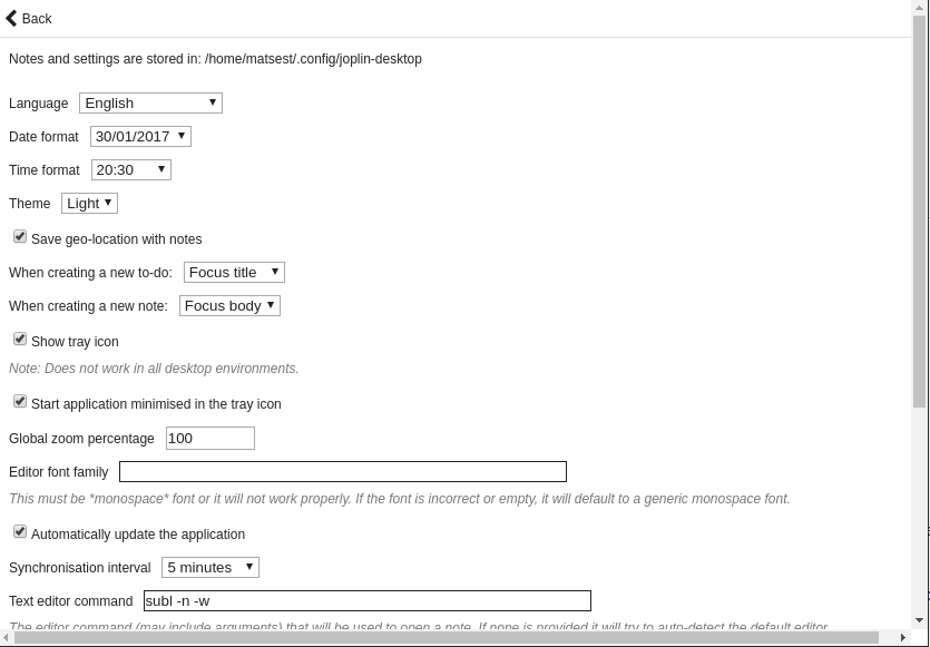 UI Enhancement: Make top bar with back button fixed in options view ...