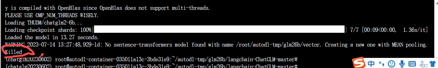 直接加载本地1个g的txt文件，faiss向量会出现报错？ · Issue 884 · Chatchat Spacelangchain Chatchat · Github 