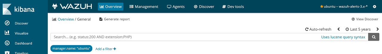 Fix issue with app navigation bar on Overview and Agents · Issue #371 · wazuh/wazuh-dashboard ...