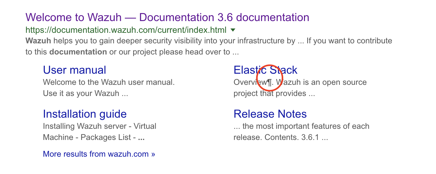 Fix strange character on documentation · Issue #431 · wazuh/wazuh-documentation · GitHub