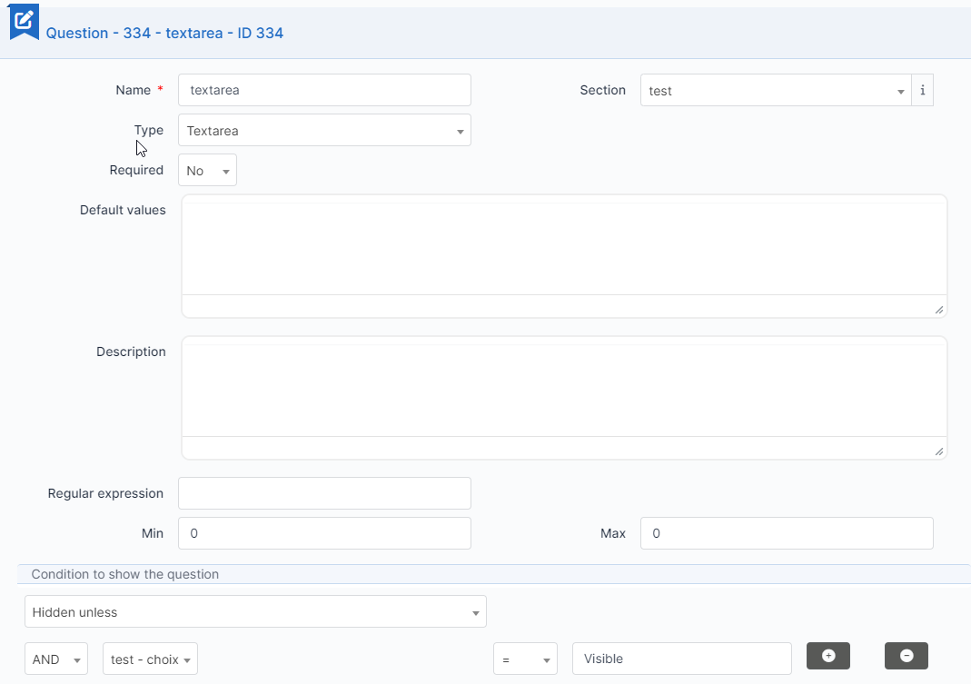 BUG - Regular Expression with Textarea · Issue #2895 · pluginsGLPI/formcreator · GitHub