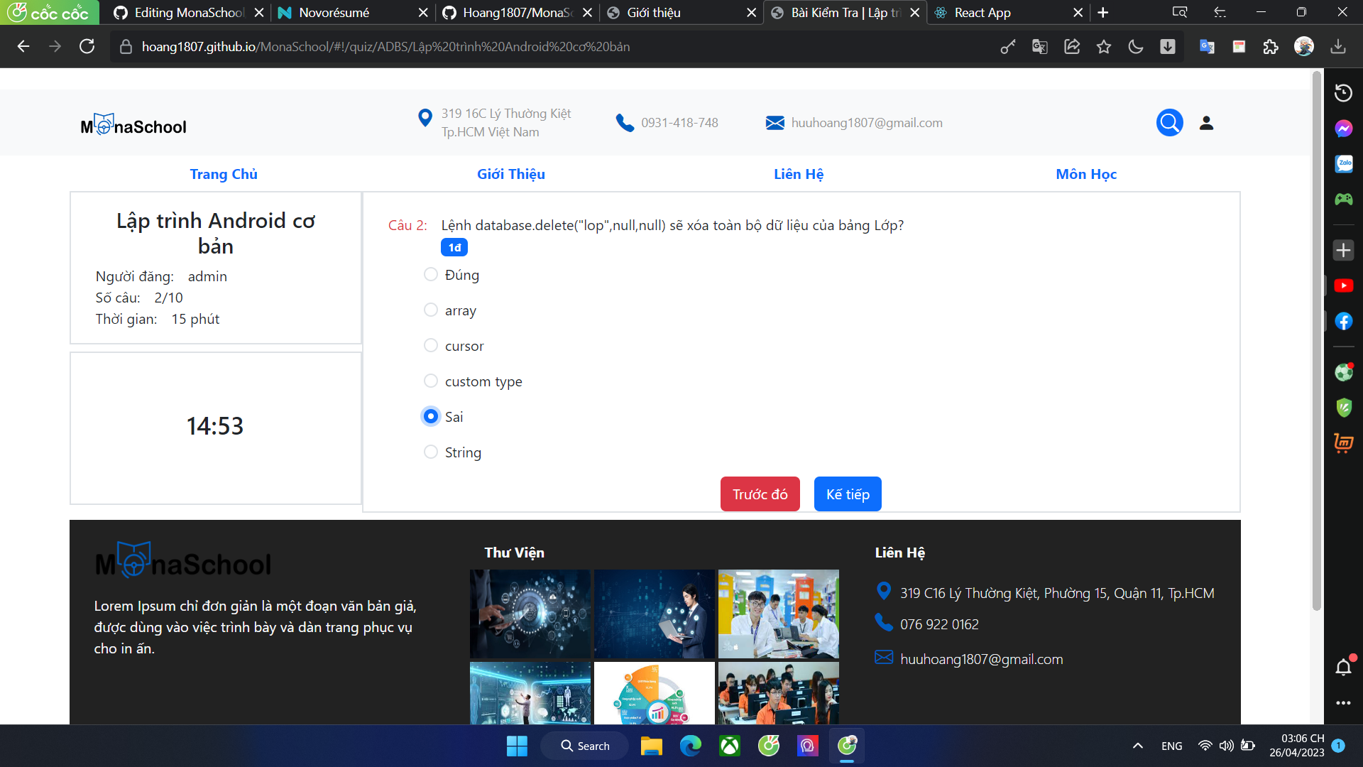 GitHub - Hoang1807/MonaSchool: Hoang Assignment product in WEB207, Front-End Frameworks with ...
