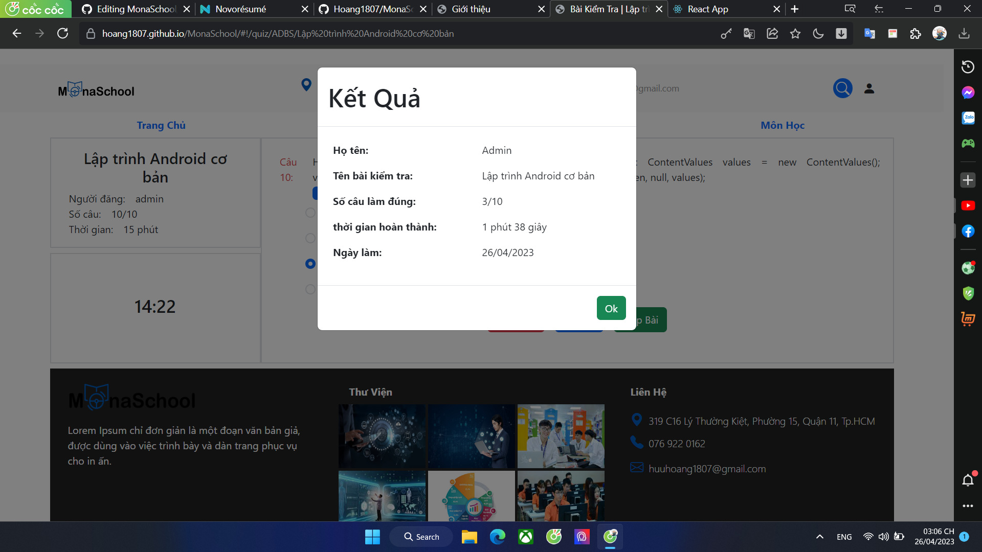 GitHub - Hoang1807/MonaSchool: Hoang Assignment product in WEB207, Front-End Frameworks with ...