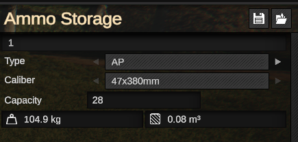 Save/Load icons in ammo menu · Issue #236 · Muushy/Sprocket-Feedback · GitHub
