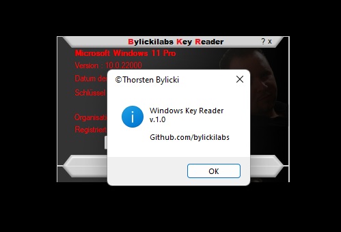 GitHub - bylickilabs/Key-Reader: Finde deinen Windows Schlüssel, schnell und unkompliziert!
