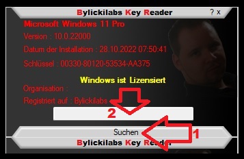 GitHub - bylickilabs/Key-Reader: Finde deinen Windows Schlüssel, schnell und unkompliziert!