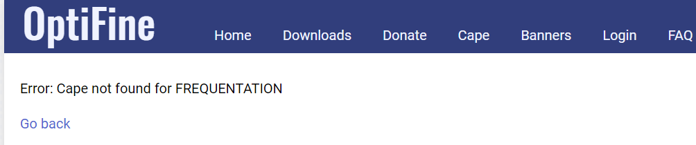[cape] "cape not found" · Issue #5152 · sp614x/optifine · GitHub
