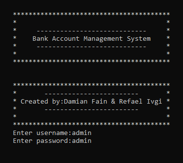 GitHub - RefaelIvgi/Bank-Account-Management: Managing a bank account ...