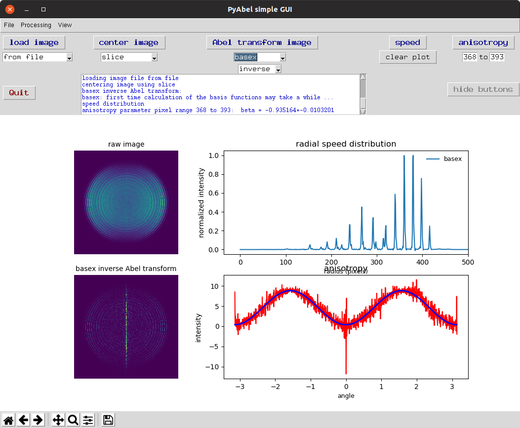 Make the GUI better and more user friendly · Issue #247 · PyAbel/PyAbel · GitHub