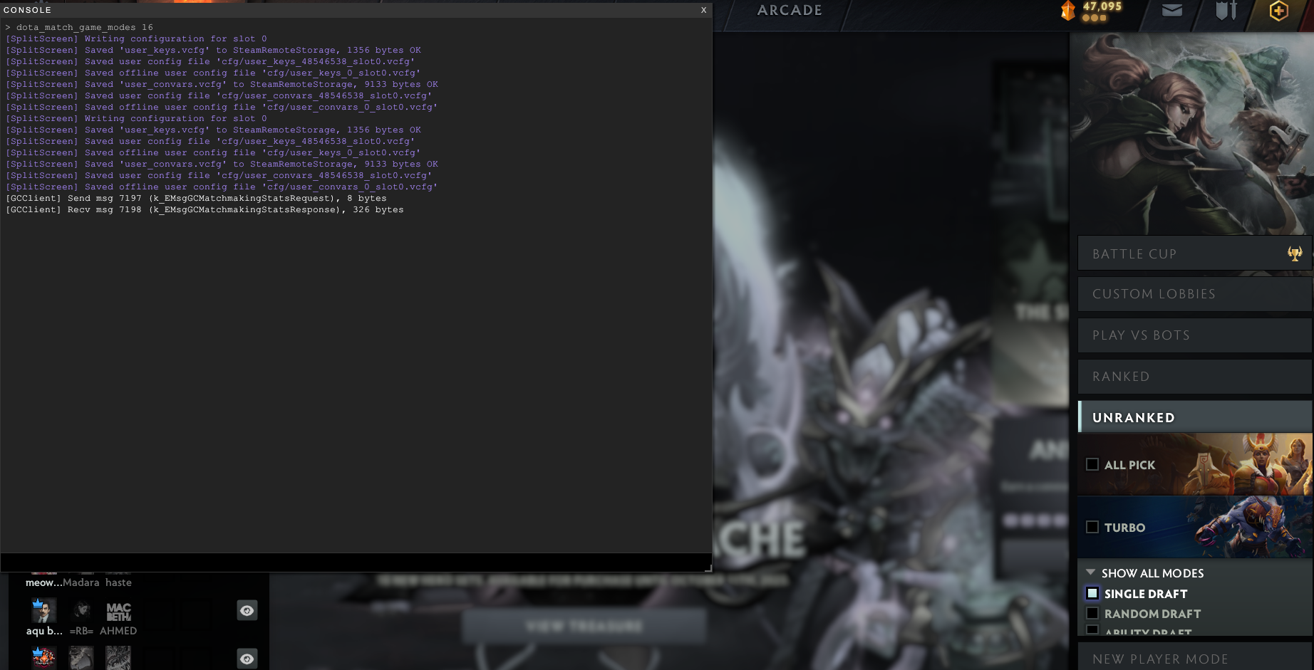 I cant play single draft mode · Issue #7006 · ValveSoftware/Dota2-Gameplay · GitHub