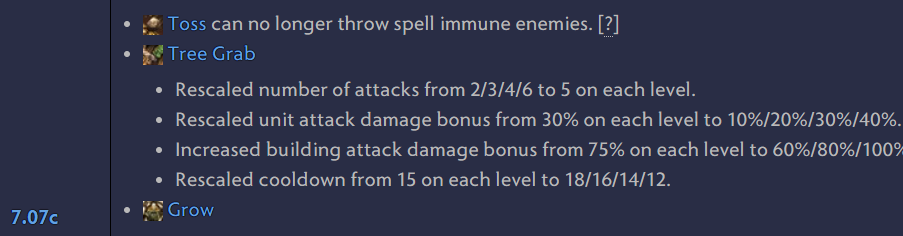 Tiny toss vs magic immune units needs update? · Issue #12981 · ValveSoftware/Dota2-Gameplay · GitHub