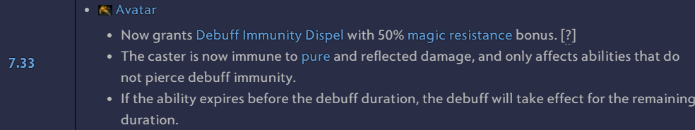 List of inconsistent pierce debuff immunity behaviours · Issue #13461 · ValveSoftware/Dota2 ...