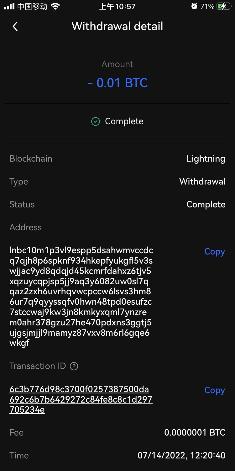Failed to withdraw my sats from Exchange to LNbits Infinity · Issue #737 · lnbits/lnbits · GitHub