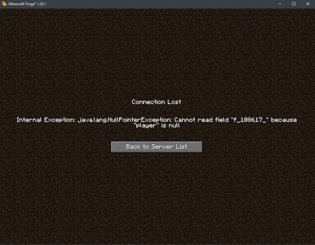 "Player" is null error on Single Player world · Issue #333 · AllTheMods/ATM-9 · GitHub