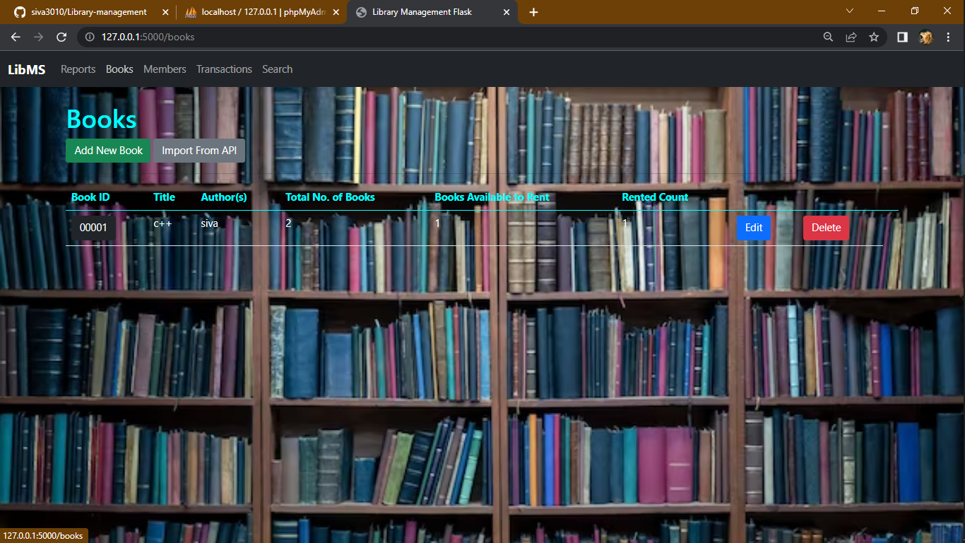 GitHub - siva3010/Library-management-system-project: A Library ...