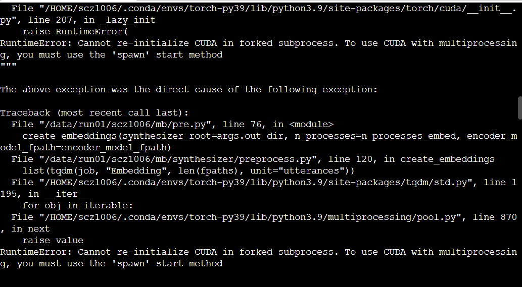 超算云预处理pre.py出错 · Issue #690 · babysor/MockingBird · GitHub