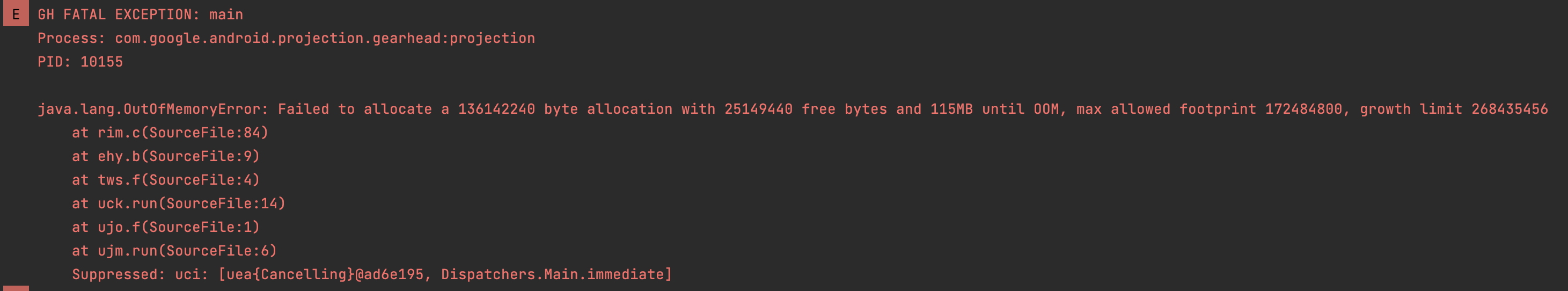 OOM Error when use ExoPlayer with Android Auto · Issue #11179 · google/ExoPlayer · GitHub